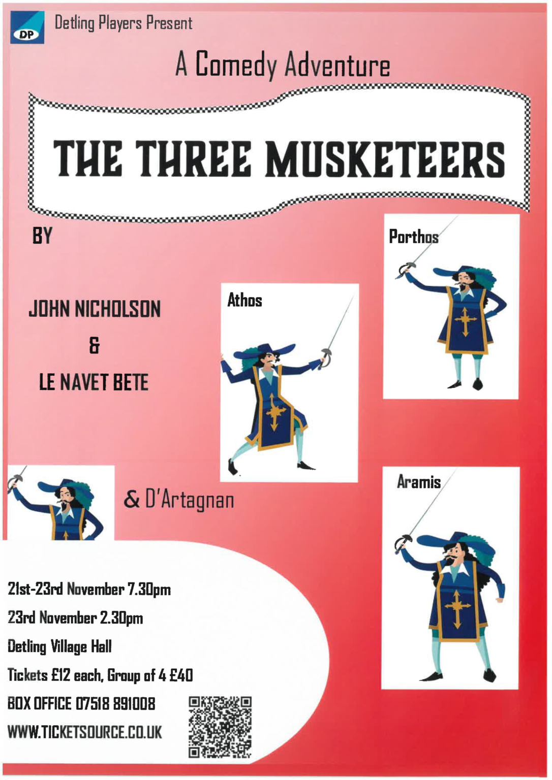 Detling Players Present The Three Musketeers – Bearsted Parish Council